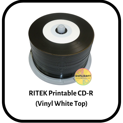 RITEK Vinyl CD-R Disc Printable - Duplisoft - 1-Stop CD/DVD/USB ...